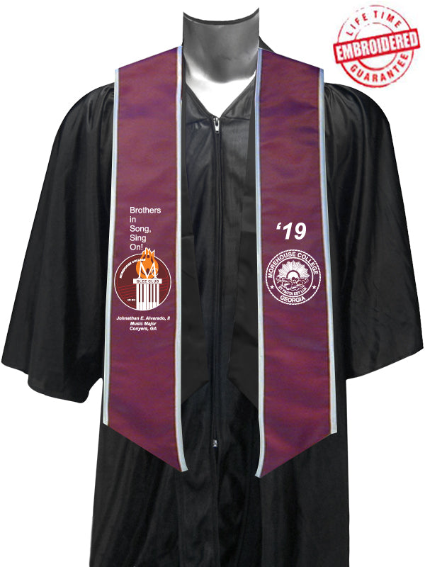 Morehouse College Glee Club Graduation Stole – Zeus' Closet